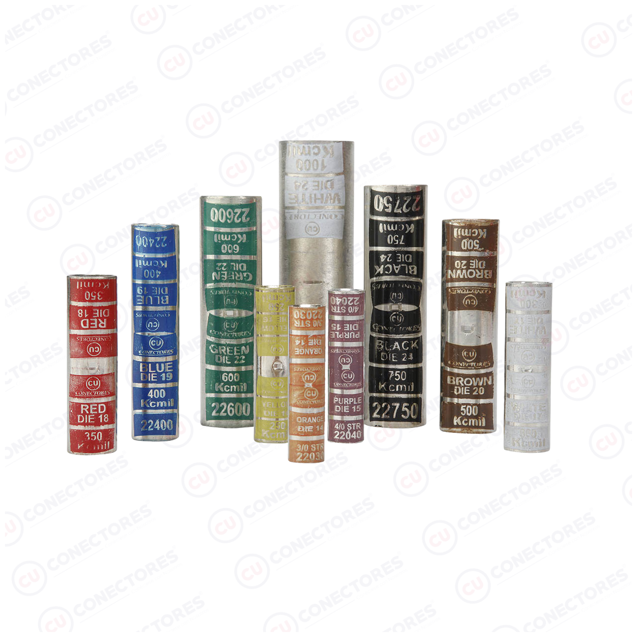 Straight tubular connector for 8 AWG copper splice | cuc