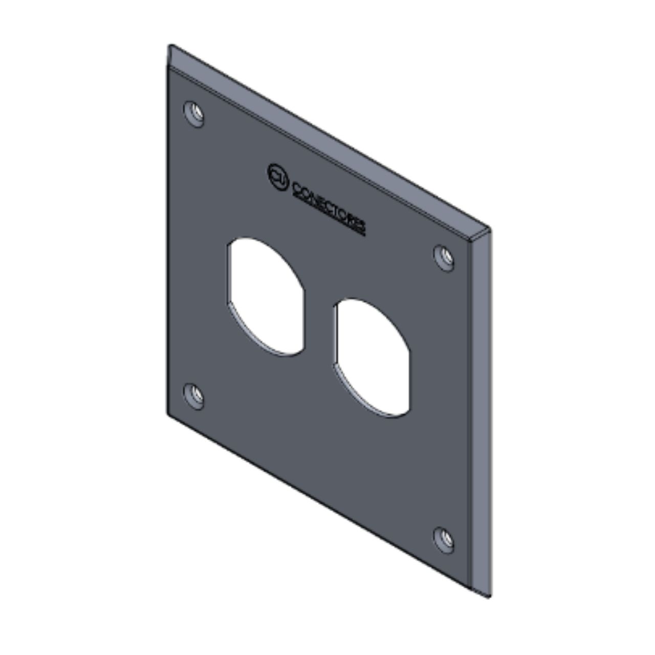 Square Lid Kit Type 2400 Double Socket - cuc