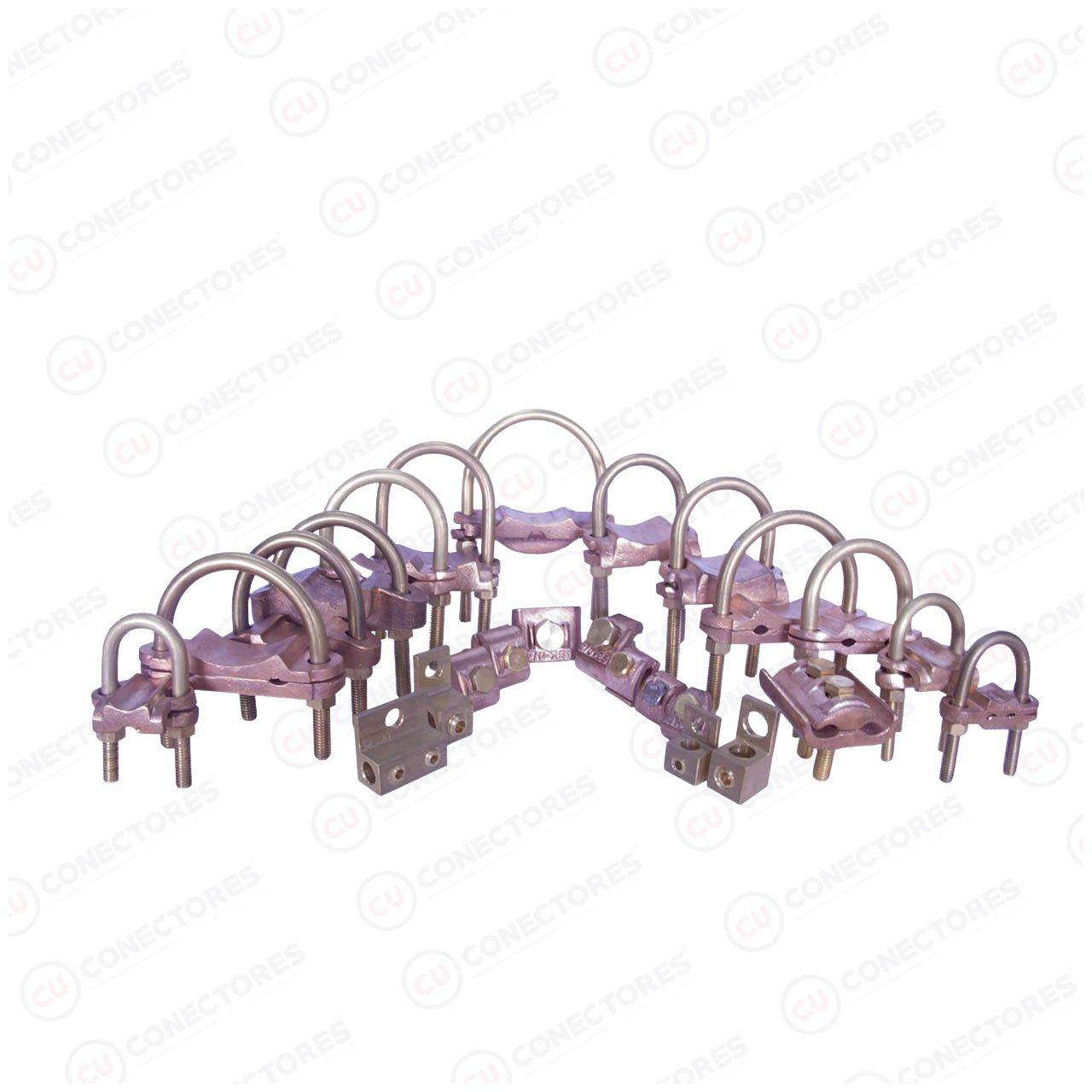 GAR Type Copper Mechanical Connector Tube: 4”. Conductor gauge: 8 Sol ...