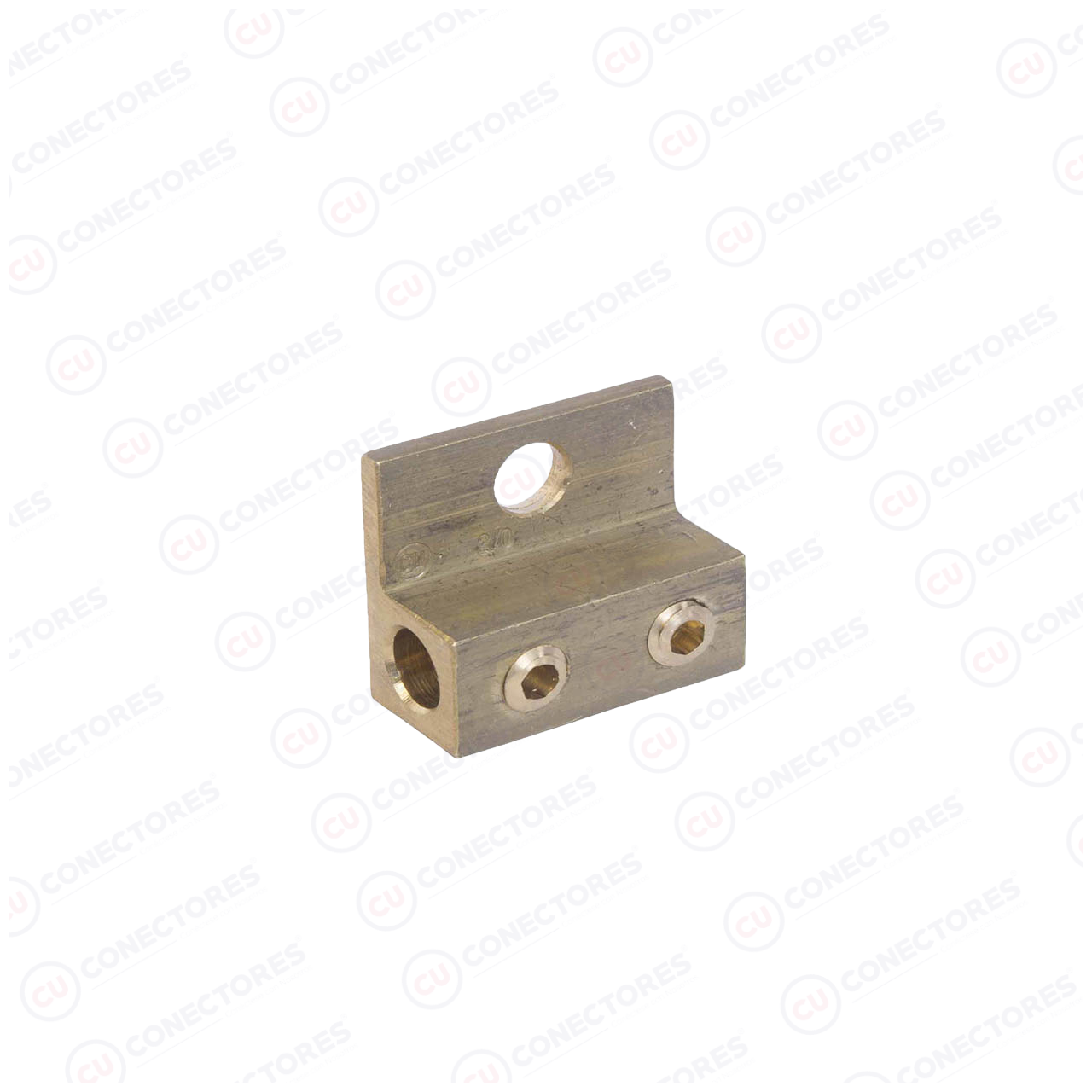 2/0 AWG Two Hole Lateral Bristol Type Mechanical Connector | cuc